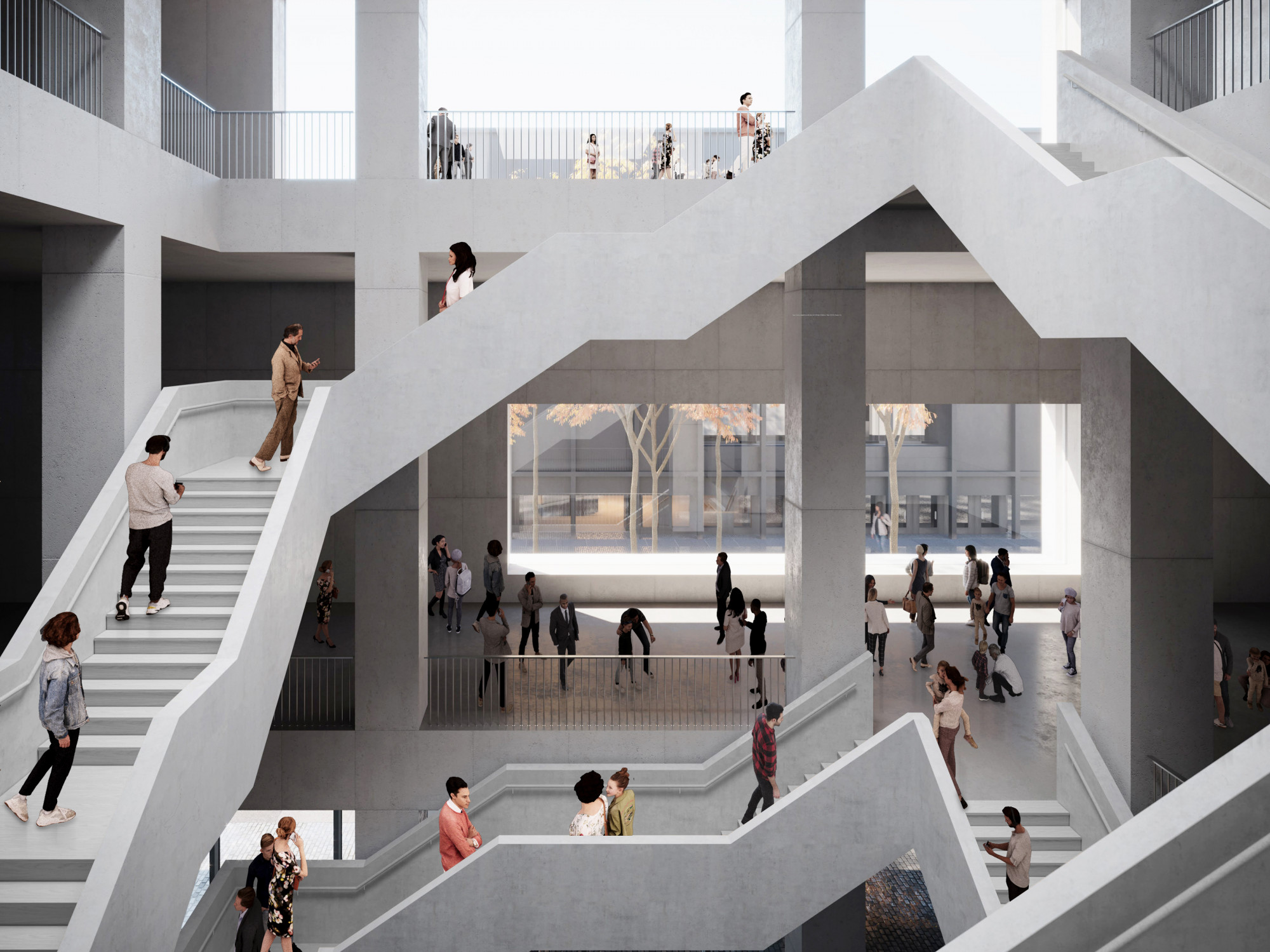 Museum of Modern Art Warsaw Models, Renderings and Drawings | Thomas ...