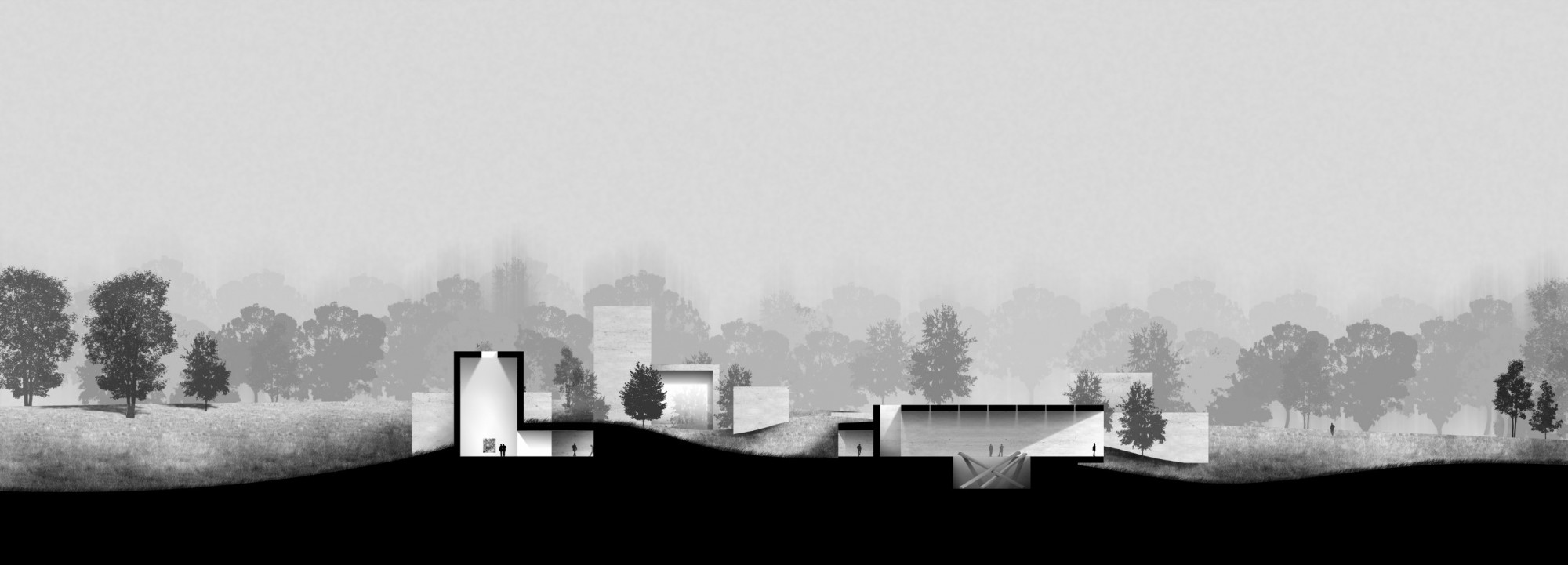 Glenstone Museum Drawings, Renderings and Models | Thomas Phifer and ...